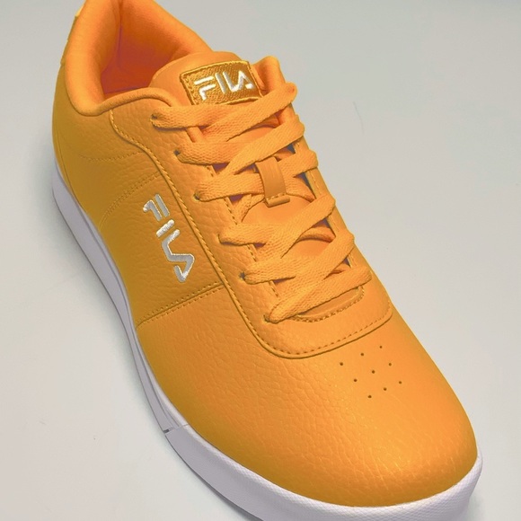 Fila | Shoes | Mens Fila Neon Impress Ll Yellow White Sneakers Nwt ...